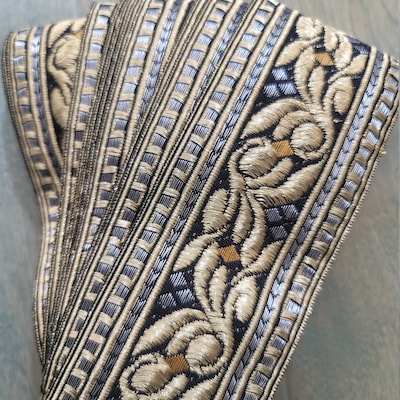 Heavy Vintage Metallic Ribbon. Made in W.germany. Sold by the Yard ...