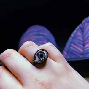 AWAKENING EYE RING// Glass Eye Ring// Eye Jewelry// Evil Eye | Etsy