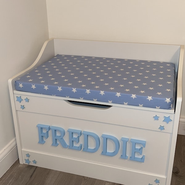 Toy Box Cushion Removable and Machine Washable - Etsy UK