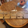 Custom Welcome Coat Rack Wall Mount W 3D Raised Lettering Personalized ...
