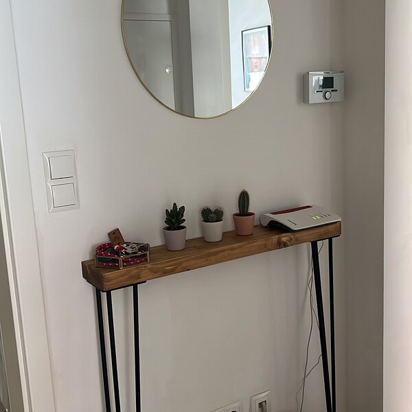 Radiator Shelf Console Table Narrow Table Hallway Table Table Hall ...