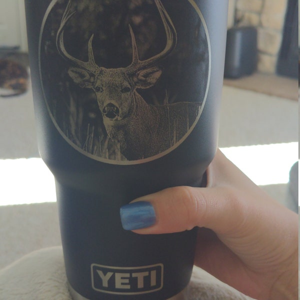 Whitetail Deer Yeti 30oz Tumbler | Insulated Tumbler | Gift for Him ...