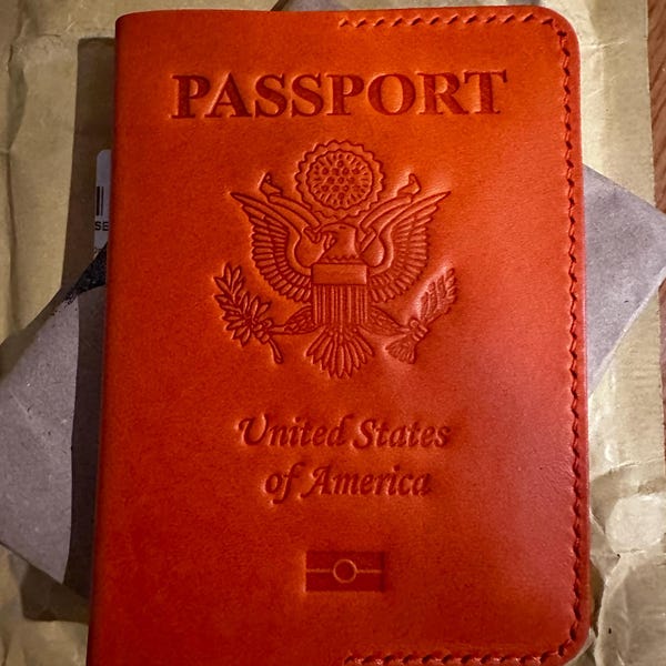 Leather Holder for Spanish Passport, Spain Passport, Gift for Treveler ...