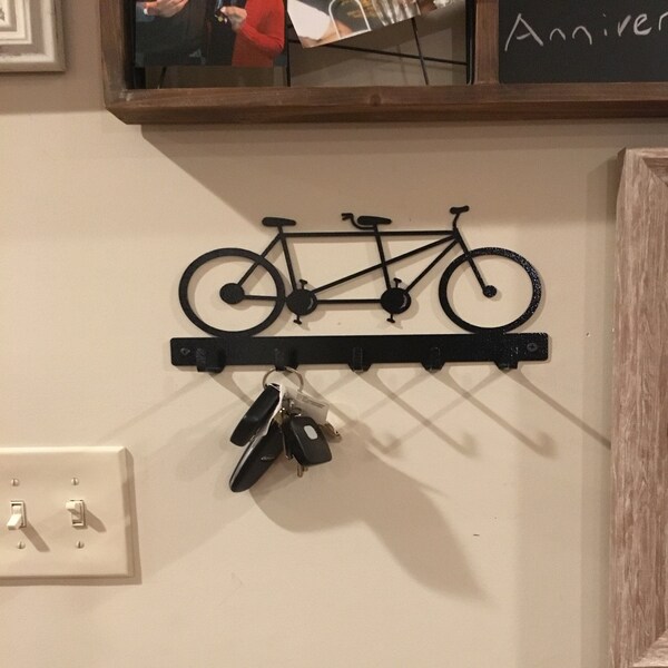 Tandem Bicycle Key Rack - Etsy