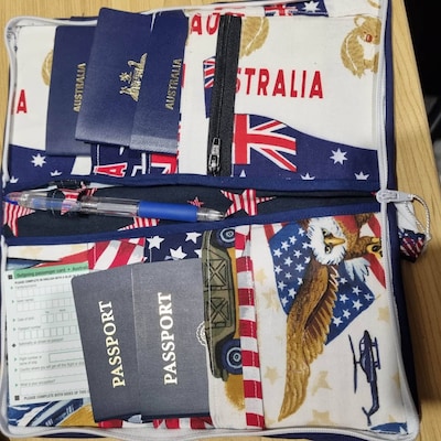 Safari Passport Holder Sewing Pattern With Templates and Video Tutorial ...