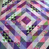 Handmade Quilt Celestial Fabric by Zen Chic for Moda 77x 89 double Bed ...