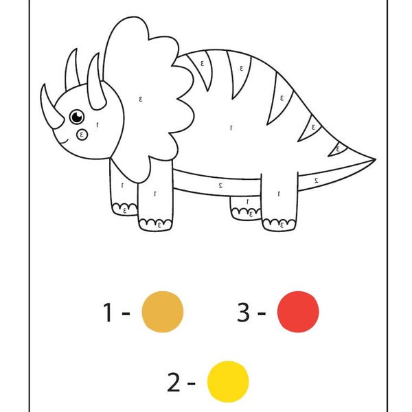 150 Color by Number Coloring Pages! - Etsy