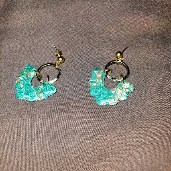 Beaded Earring Pattern Double Brick Stitch With Fringe Folk Art ...