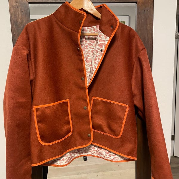 Oversize Jacket Jakob / Quilted / Teddy / PDF Sewing Pattern / Video ...