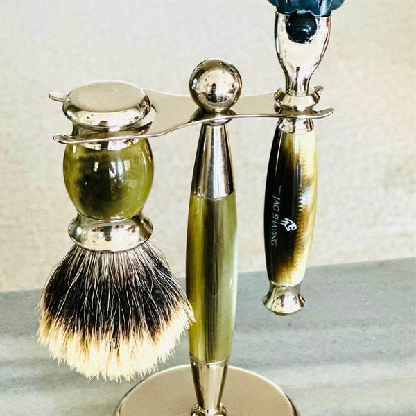 High Quality 5 Edge Shaving Razor With Resin Handle and Razor Pouch ...