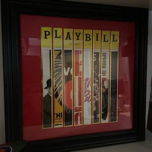 Custom Broadway Playbill Framed Art Collage Personalize It - Etsy