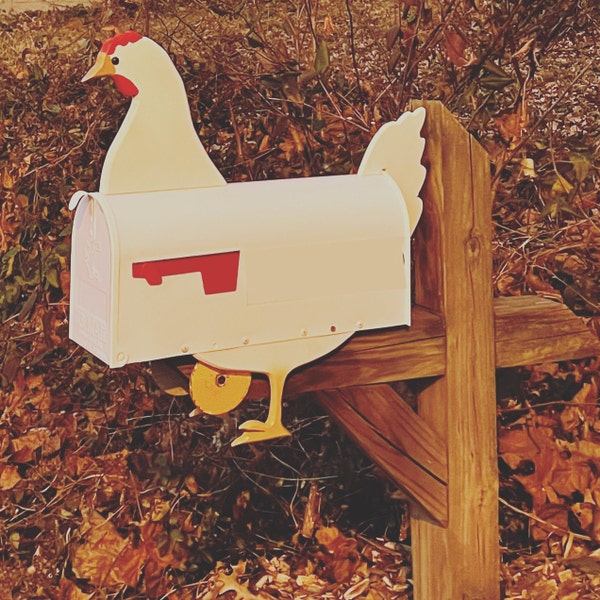Chicken Mailbox | Farm Animal | Unique Mailbox | PP017 - Etsy
