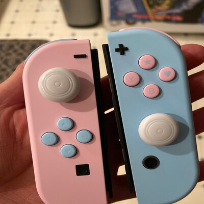 Custom Pastel Baby Pink and Blue Nintendo Switch Joy-con - Etsy UK