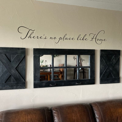 There's No Place Like Home Wall Decal Living Room Decor Home Vinyl ...