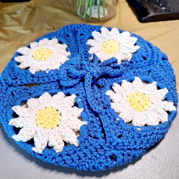 Daisy Sourdough Wrap Crochet Pattern- Fits 6-8 Inch Loaves ...