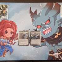 Chibi Tamiyo Mtg Inspired Black Mugs, Perfect Gift for Fans of Magic ...