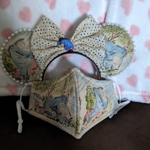 Winnie the Pooh Piglet Eeyore and Tigger Designer Face Mask | Etsy