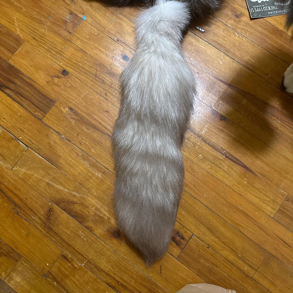 Eco Friendly Blue Fox Tails - Etsy