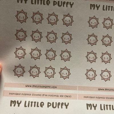 Kawaii Digital Planner/ One Month Digital Planner/ Undated Digital ...