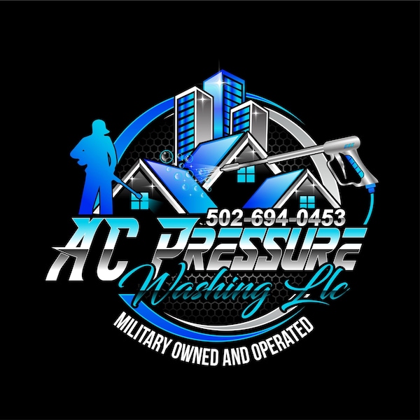 Power Pressure Washing Logo, Wash Logo, Pressure Logo, House Washing ...
