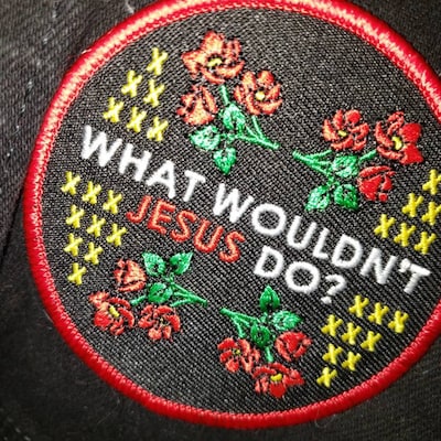 I Love Jesus Patch Punk Patch Christian Patch Sew on Embroidery Patch ...