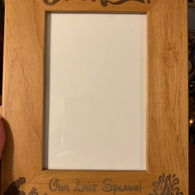 Personalized Picture Frame, 5x7, Custom Gift, Disneyland, Disneyworld ...