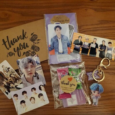 BTS Tinytan MIC Drop Keychain With Customized Pompom Option - Etsy