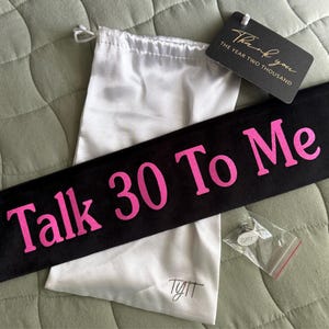 Custom Birthday Sash, Personalized Birthday Sash, Birthday Era Sash ...