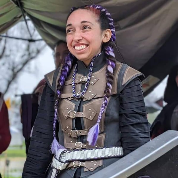 Reinforced Leather Surcoat for Women, Larp, Fantasy, Mercenary, Knight - Etsy