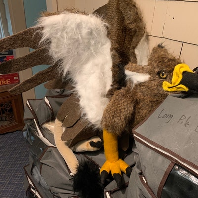 PDF Pattern Large Gryphon Griffin Plush 4ft Wingspan 20 Inches Tall 60 ...