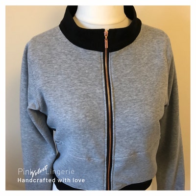 Knit Rib Waistband,cuff,collar Trim Bomber Jacket Apparel,light Weight ...