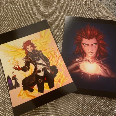 Axel Impact kingdom Hearts Genshin Impact Crossover Art Print - Etsy