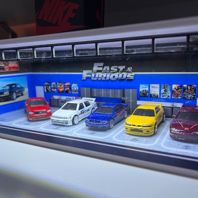 Fast & Furious Garage Theme LED Display Diorama - Etsy