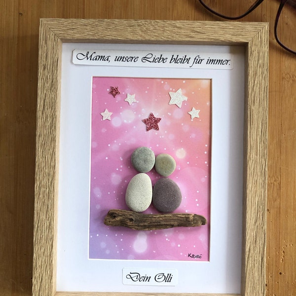 Pebble People - DIY Pebble Art Picture - Pebble Art Supplies - Natural ...