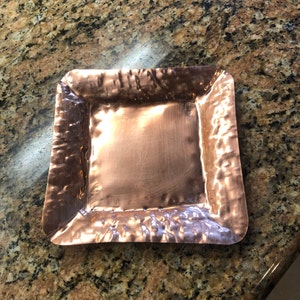 Solid Copper Box and Lid Custom Stamping. Handmade. Wedding - Etsy