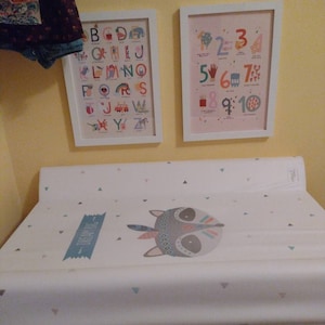Animal World Map Mama and Baby Animals World Map Nursery - Etsy UK