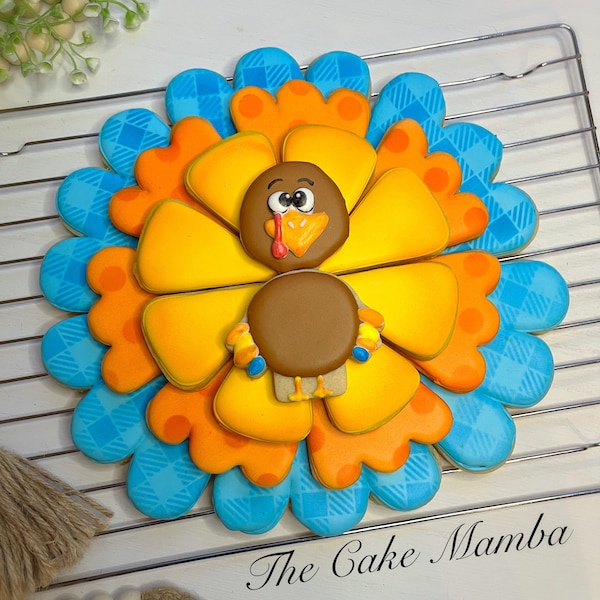 Thanksgiving Turkey Platter Cookie Cutter 5-piece Set - Etsy