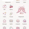 50 Icon Cute Small Girl Ios Icons Pack, iPhone Theme, App Cover, Icons ...