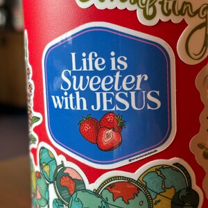 Daily Bread Croissant With Bow Sticker Bible Faith Stickers God Journal ...