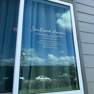 Custom Vinyl Store Front Small Business Vinyl Decal Sticker ...