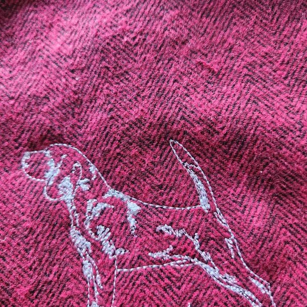 Beagle Dog - Redwork Sketch Machine Embroidery Design Pattern - 5 Sizes ...