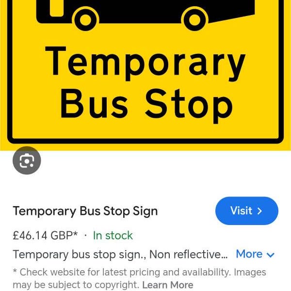 Personalised BUS STOP Style SIGN ~ London Buses Public Transport Tfl ...