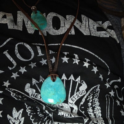 Ulka Rocks Rare Mine 8 Turquoise Diamond Pendant Mine Number 8 Mine ...