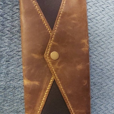 PDF Leather Pattern. Long Envelope Wallet Pattern and how To Video - Etsy