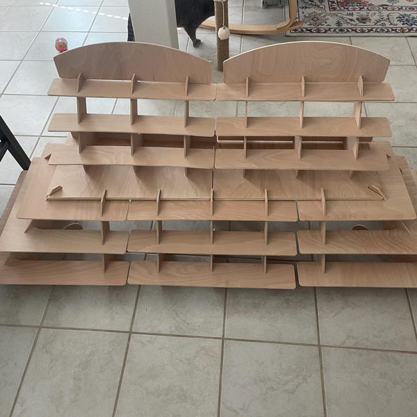 3 Tier Medium Display Stand for Craft Fairs/market Stalls/counters ...