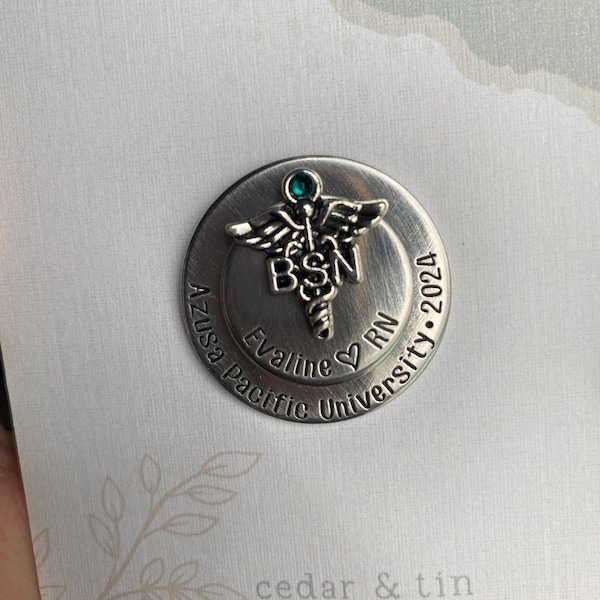 BSN Pins for Nurse Graduation | Nursing Pin for Pinning Ceremony | BSN ...