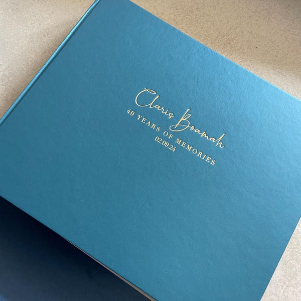 Handmade and Personalised Large Leather Album - Etsy