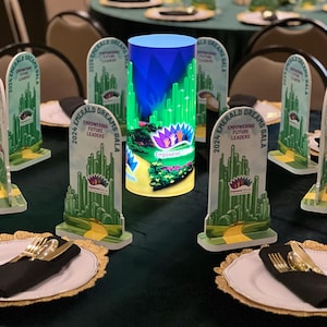 Custom Light-up Table Decor, Light-up Centerpiece, Corporate Event ...