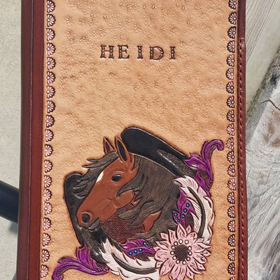 Three Flowers Floral Scroll Leather Tooling Carving Pattern Pack - Etsy