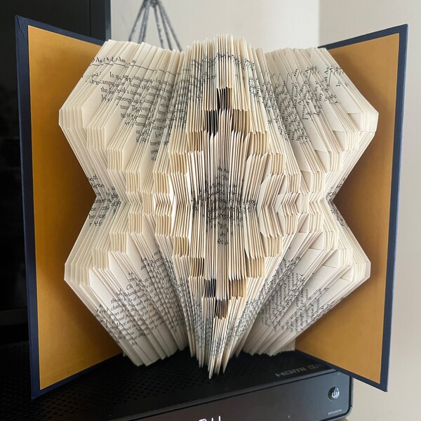 Butterfly BOOK FOLDING PATTERN + Instructions - Book Fold - Folded Book ...